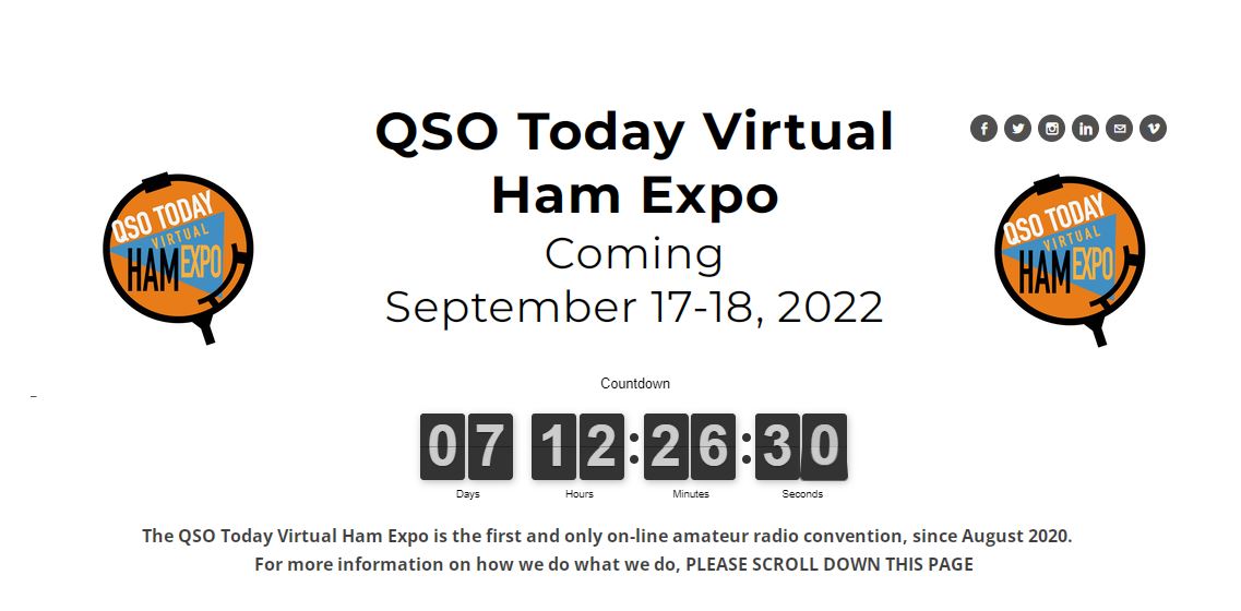QSO Today Virtual Ham Expo: 17-18 september 2022. – Föreningen Sveriges ...